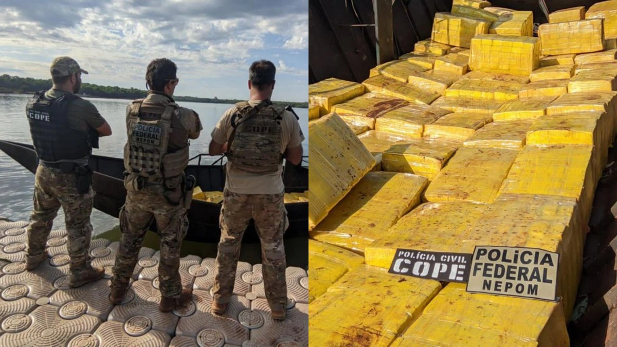 PF realiza mega apreensão de mais de uma tonelada de drogas vindas do ...