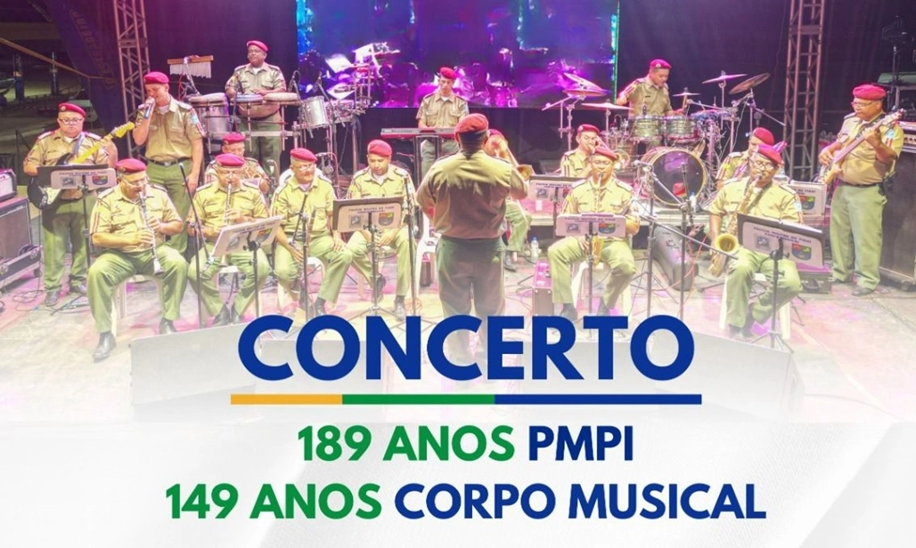 Banda da PM-PI realiza concerto em comemoração aos 189 anos da ...