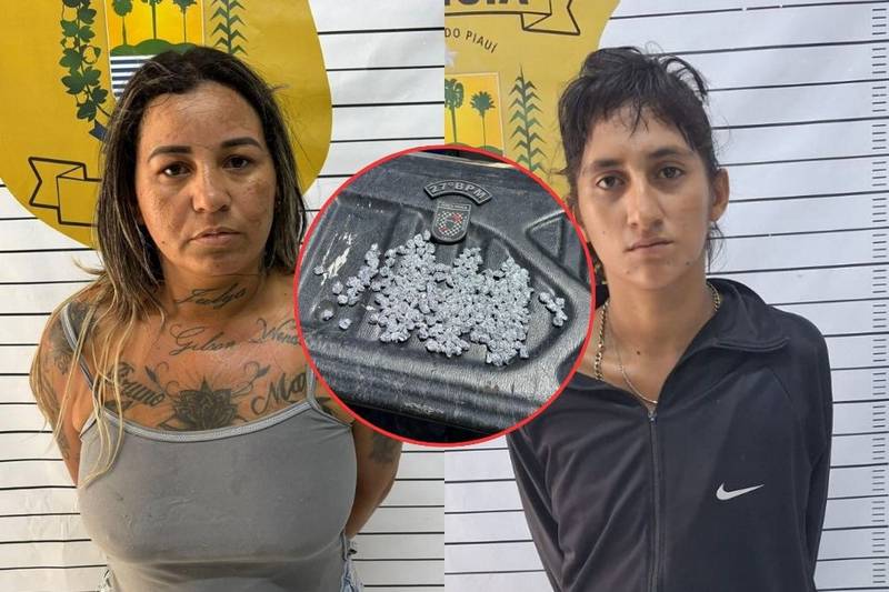 Duas mulheres são presas com mais de 240 pedras de crack em Parnaíba ...